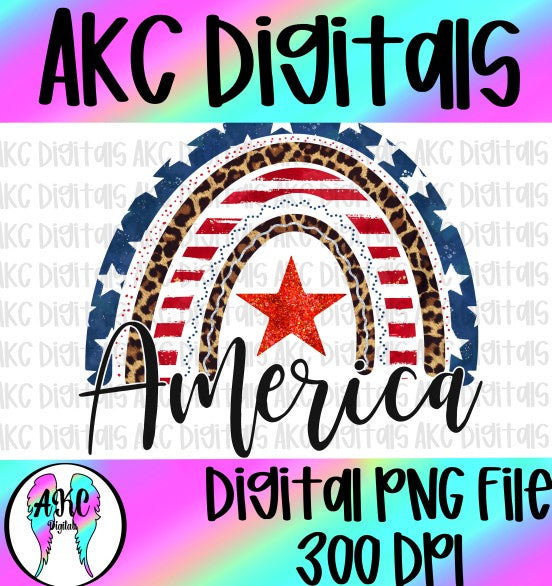 America PNG – AKC Embroidery and Digital Designs