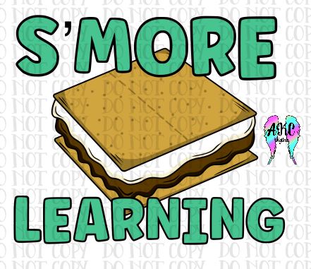 Smore learning PNG – AKC Embroidery and Digital Designs