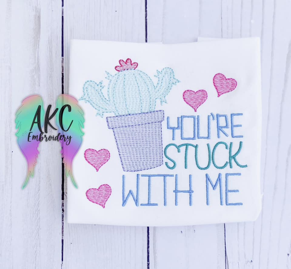 Stuck with me 2023 – AKC Embroidery and Digital Designs