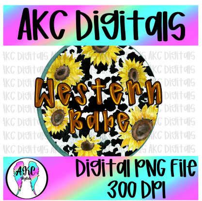 Western babe PNG – AKC Embroidery and Digital Designs