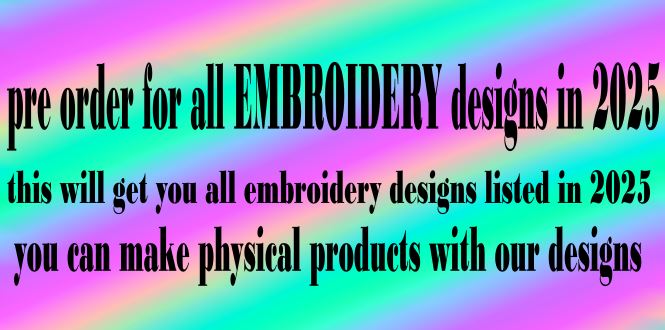 2025 EMBROIDERY club – AKC Embroidery and Digital Designs