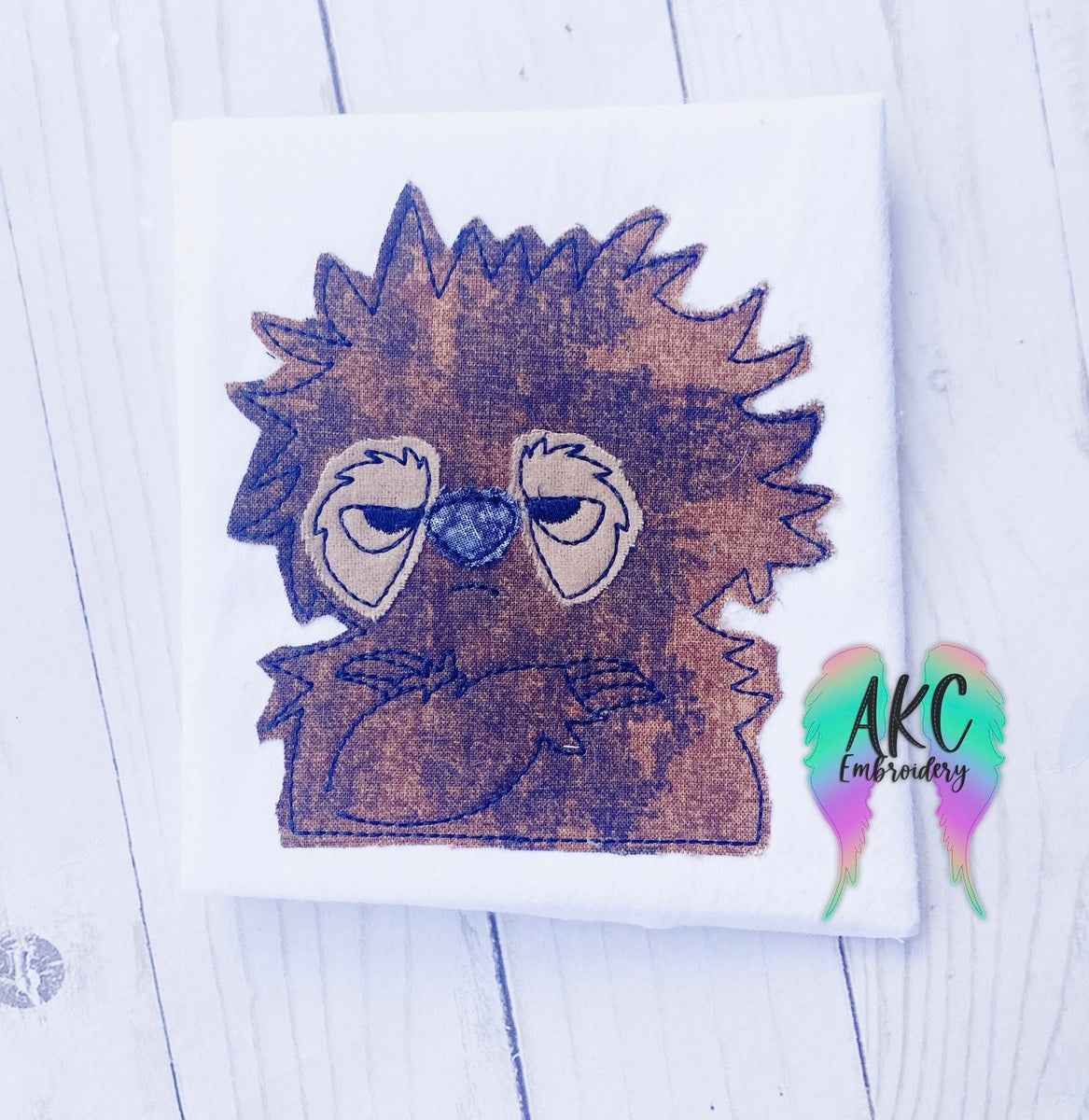 Angry sloth 2025 – AKC Embroidery and Digital Designs