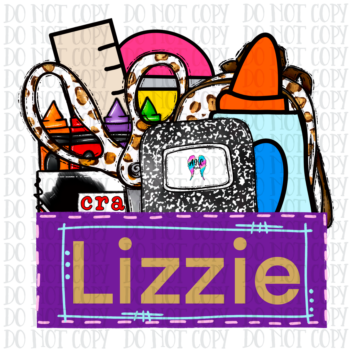 Back to school name box PNG – AKC Embroidery and Digital Designs