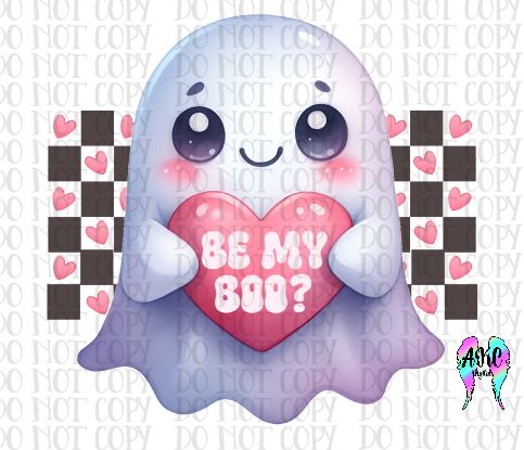 Be my boo PNG – AKC Embroidery and Digital Designs