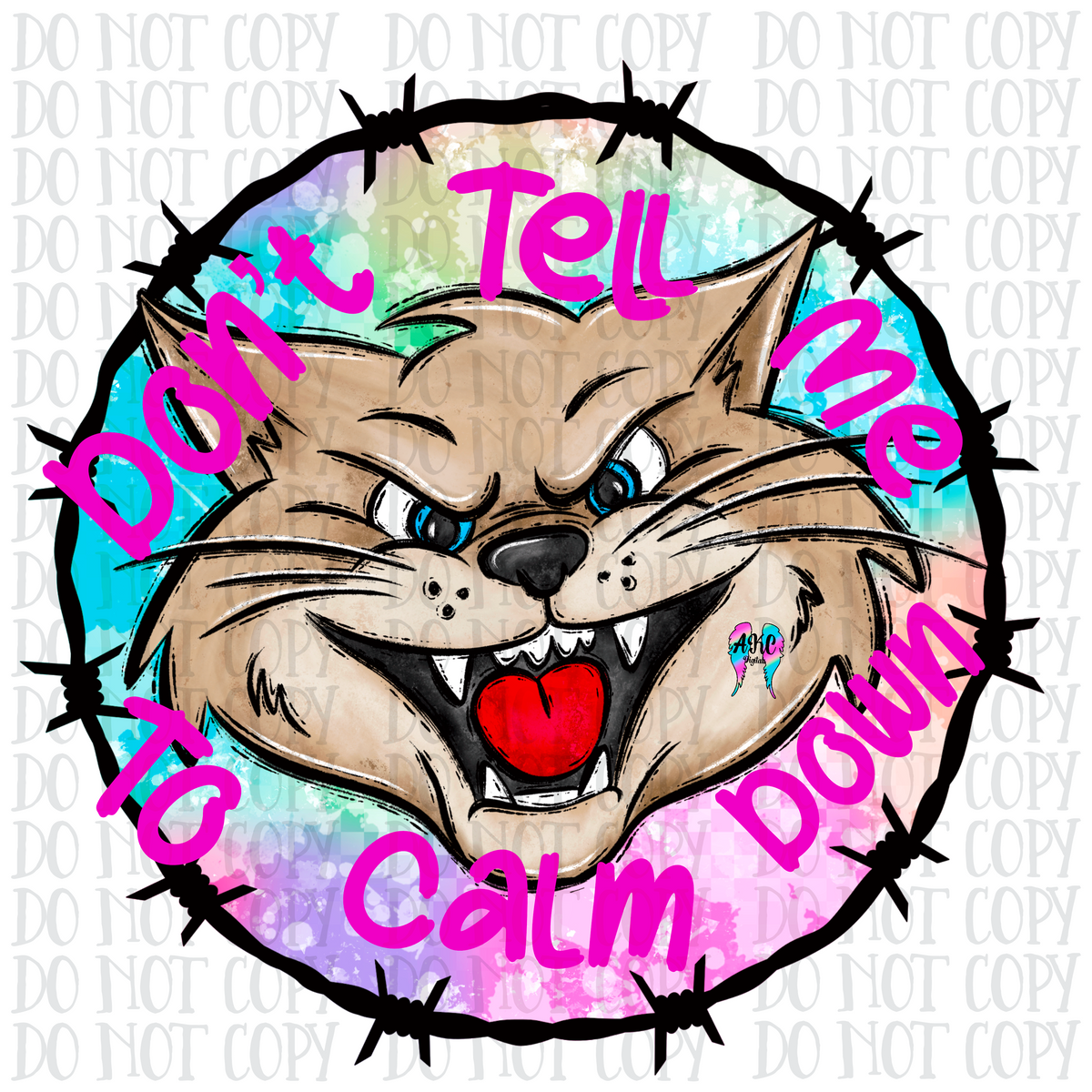 Calm down PNG – AKC Embroidery and Digital Designs