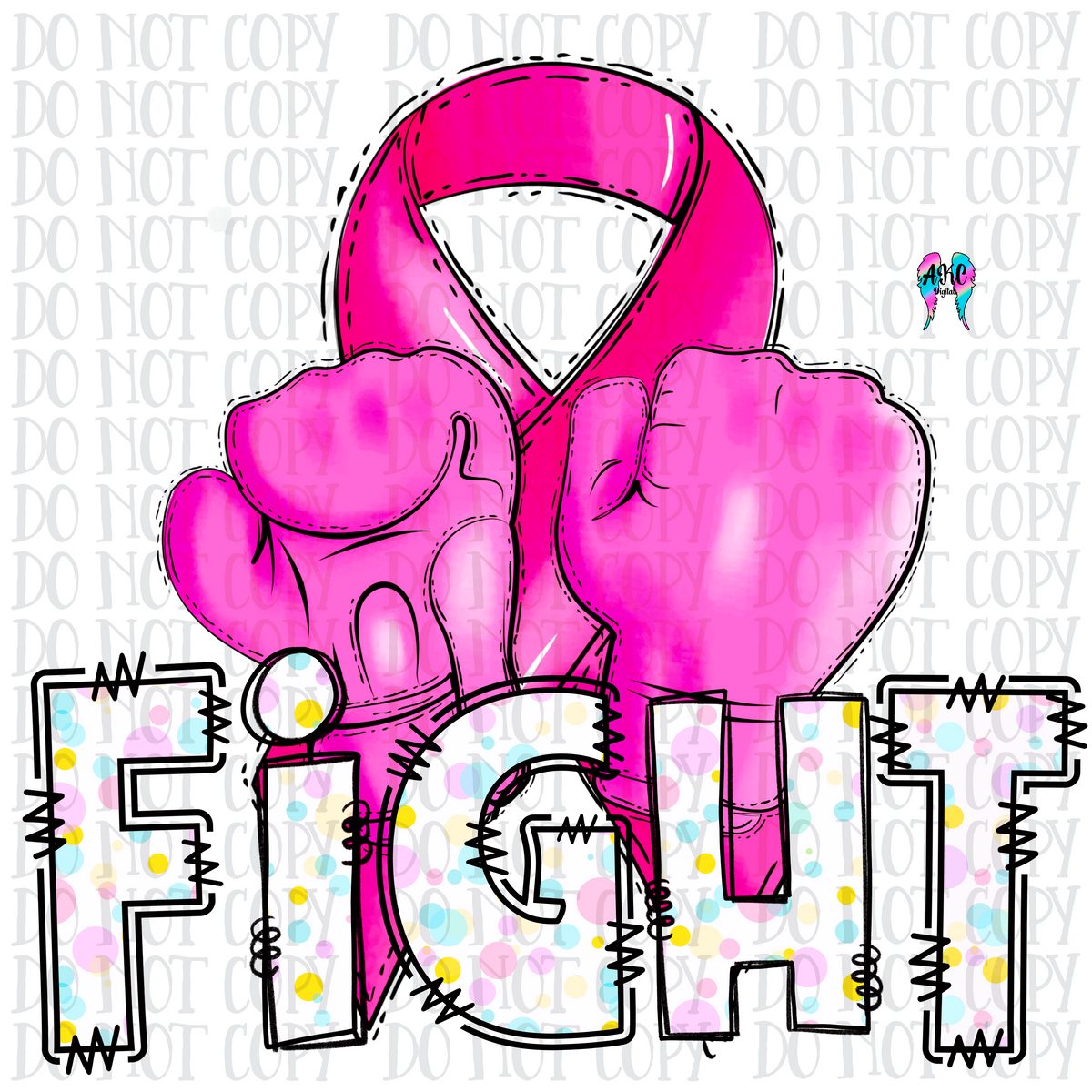 Cancer fight PNG – AKC Embroidery and Digital Designs