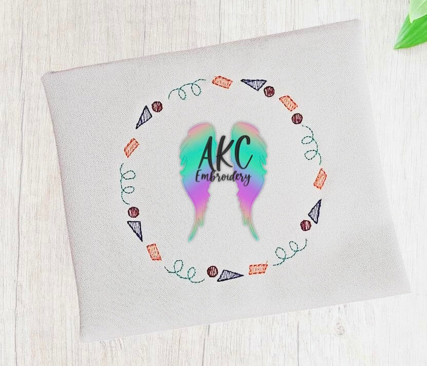 Confetti monogram 2021 – AKC Embroidery and Digital Designs