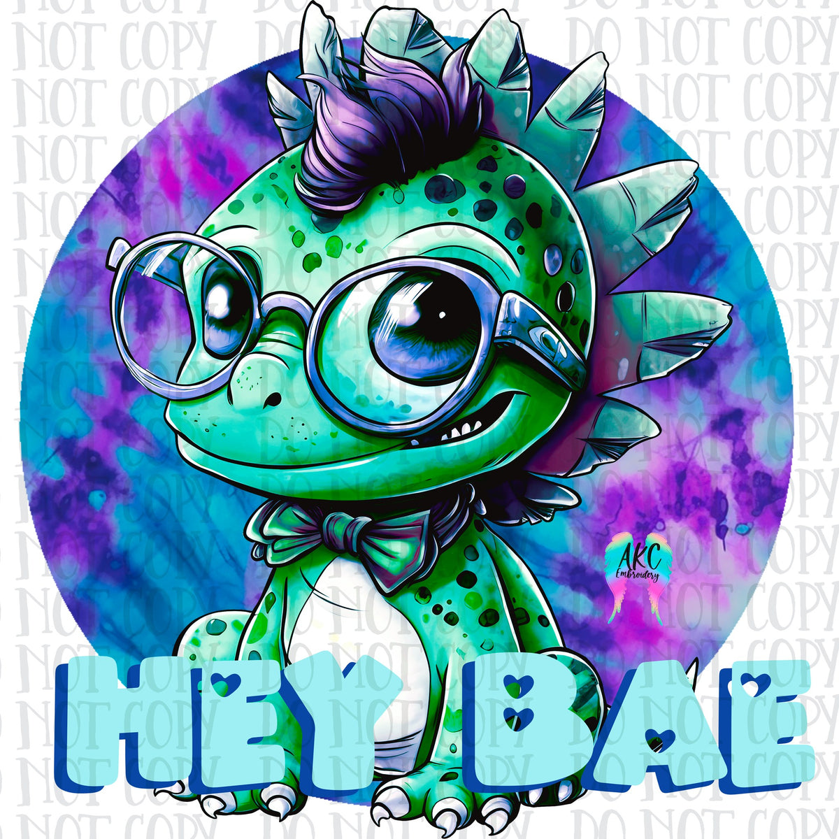 Hey bae PNG – AKC Embroidery and Digital Designs