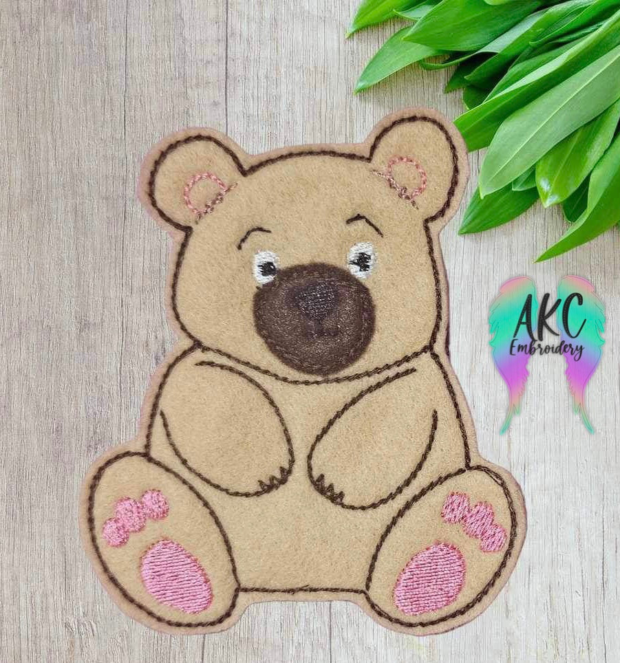 ITH bear magnet 2023 – AKC Embroidery and Digital Designs