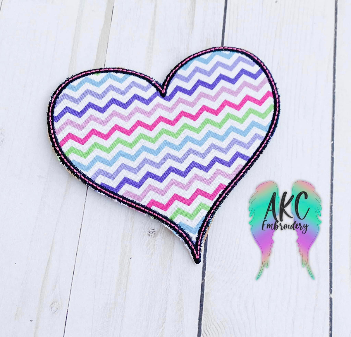 ITH heart coaster 2025 – AKC Embroidery and Digital Designs