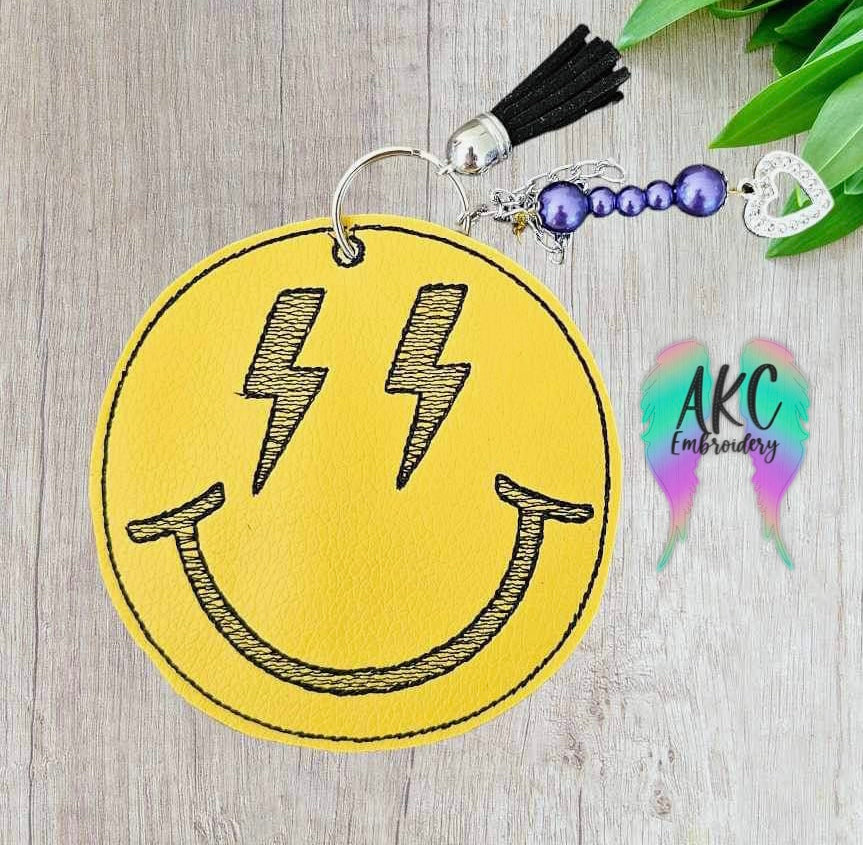 ITH lightning smile tag 2023 – AKC Embroidery and Digital Designs