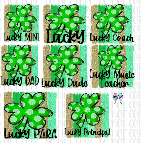 Lucky bundle PNG – AKC Embroidery and Digital Designs