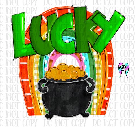 Lucky rainbow PNG – AKC Embroidery and Digital Designs