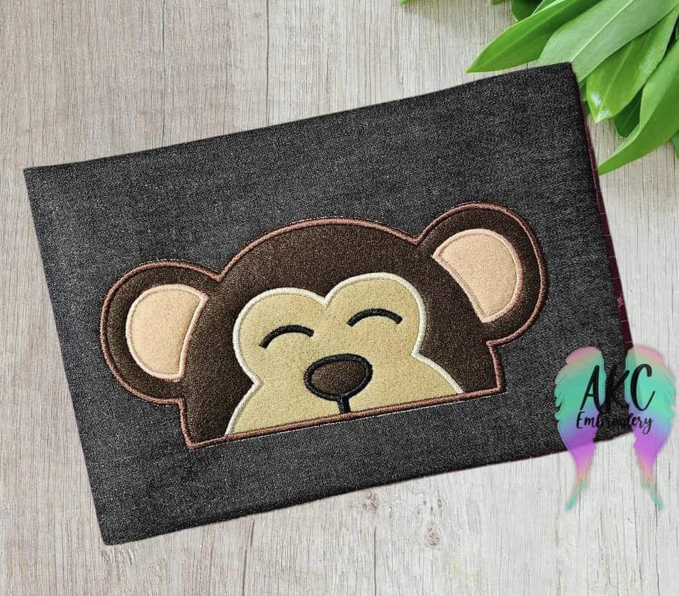 Monkey peeker 2021 – AKC Embroidery and Digital Designs