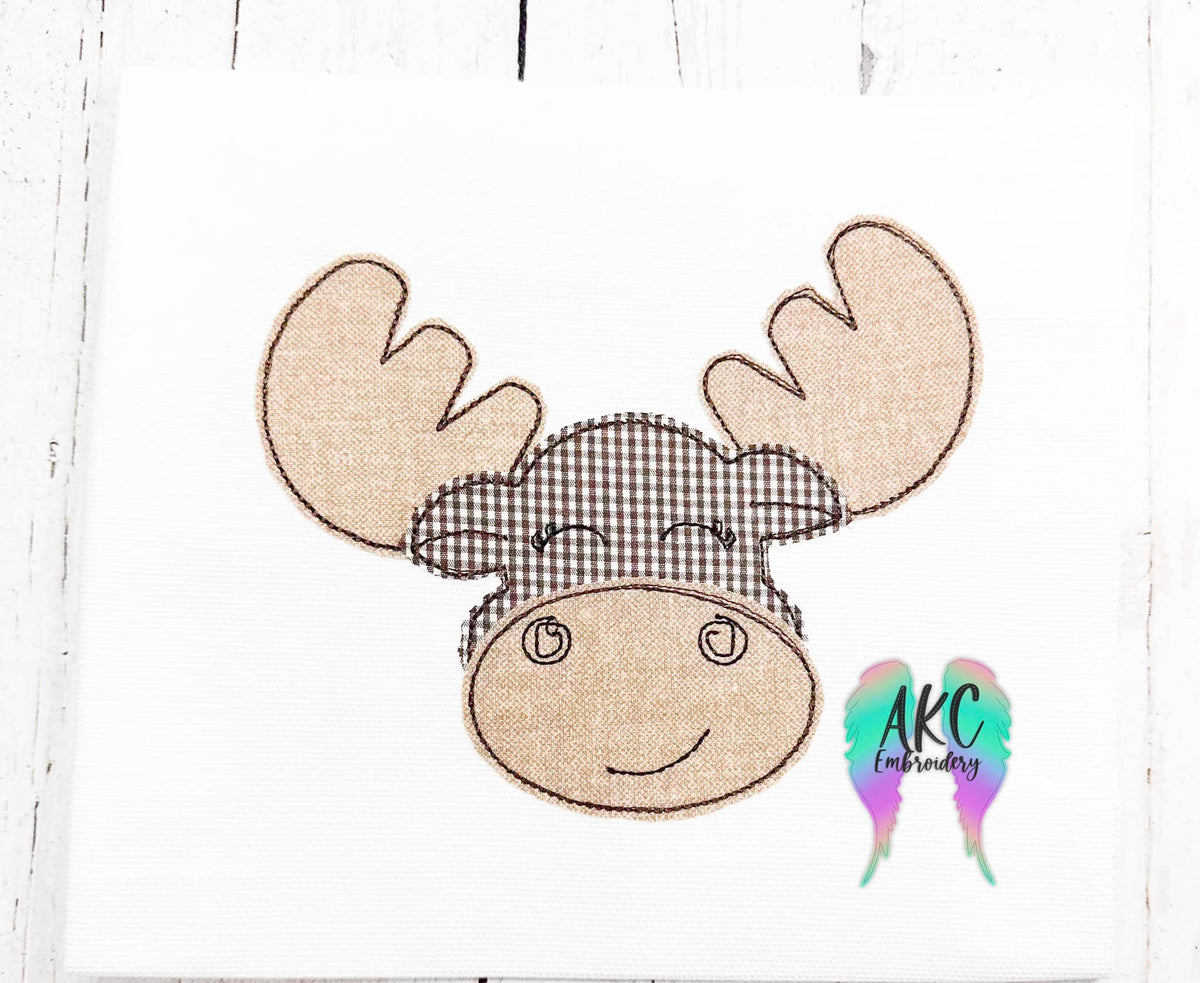 Moose applique 2022 – AKC Embroidery and Digital Designs