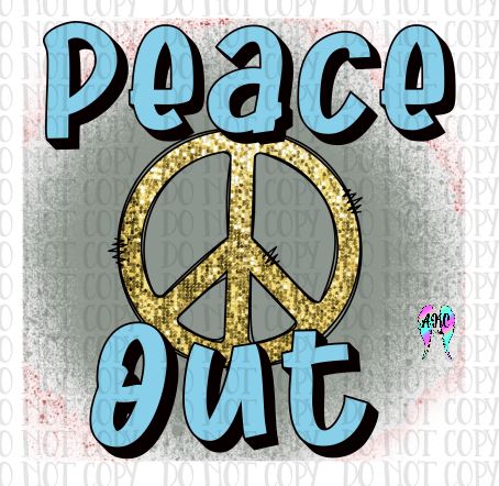 Peace out PNG – AKC Embroidery and Digital Designs