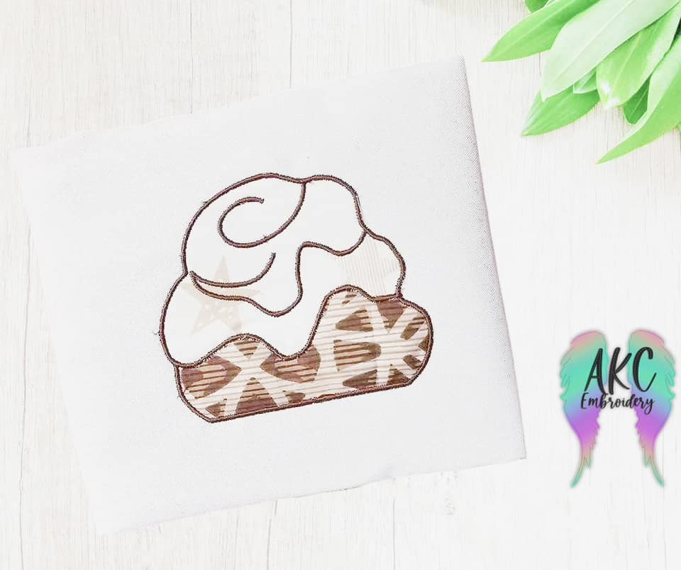 Satin cinnamon roll 2022 – AKC Embroidery and Digital Designs