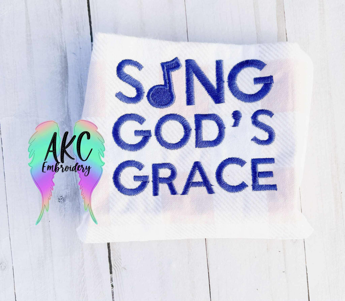 Sing God's Grace 2025 – AKC Embroidery and Digital Designs