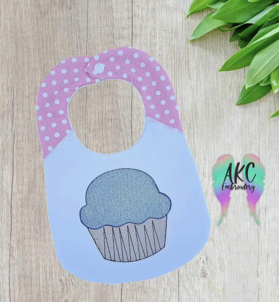 Sketch cupcake 2022 – AKC Embroidery and Digital Designs