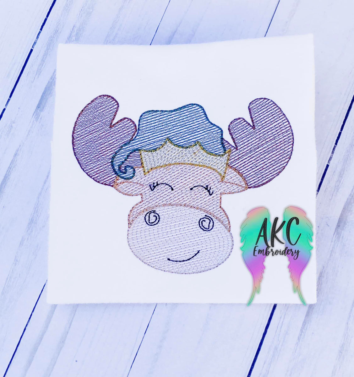 Sketch elf moose 2022 – AKC Embroidery and Digital Designs