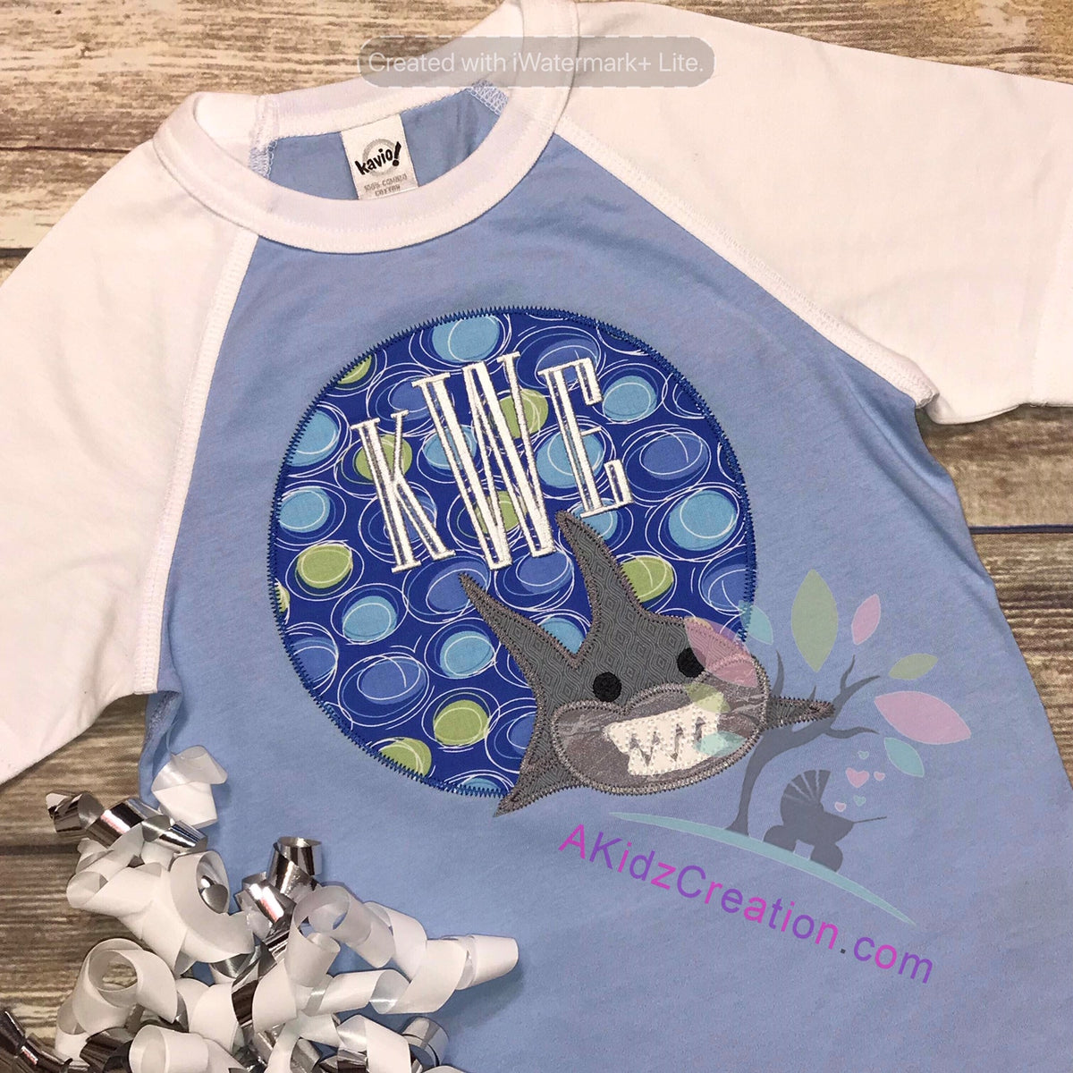 Shark Monogram – AKC Embroidery and Digital Designs