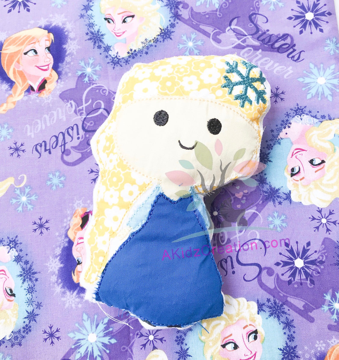 ITH Snow Girl Stuffie – AKC Embroidery and Digital Designs