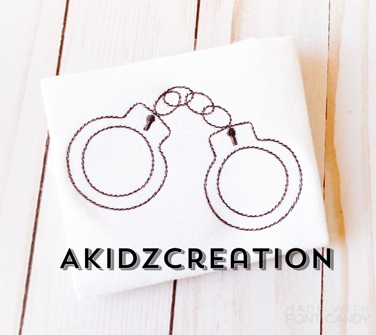 QS Handcuffs – AKC Embroidery and Digital Designs