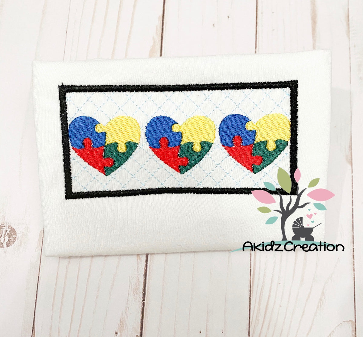 Autism Heart Lace Box – AKC Embroidery and Digital Designs
