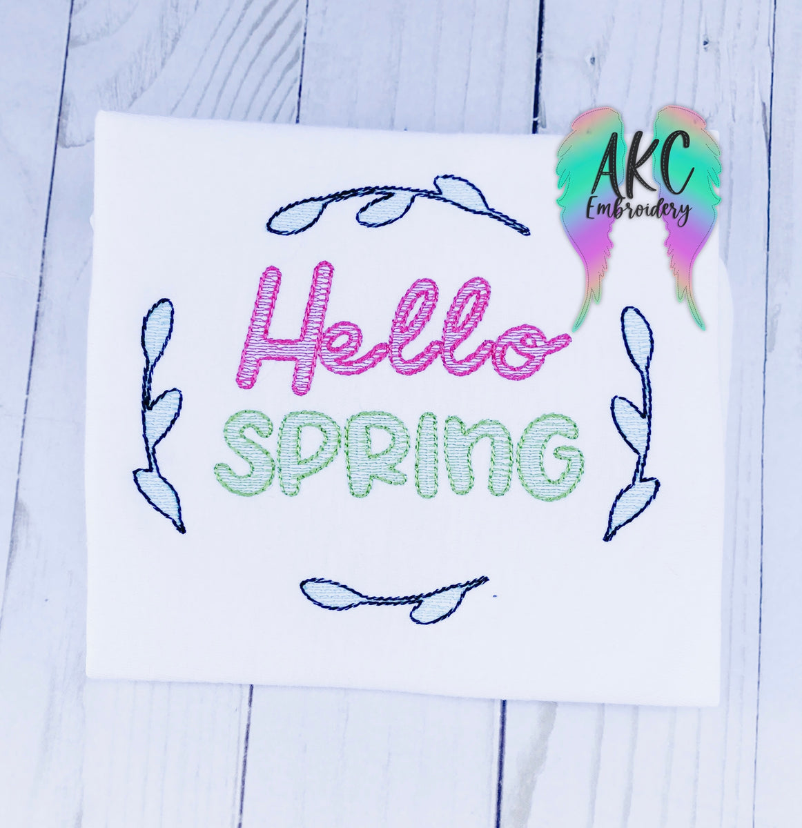 Hello spring 2023 – AKC Embroidery and Digital Designs