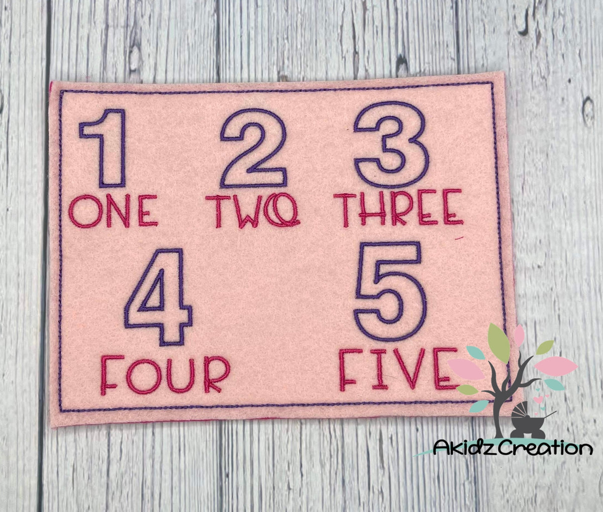 ITH numbers board 2021 – AKC Embroidery and Digital Designs