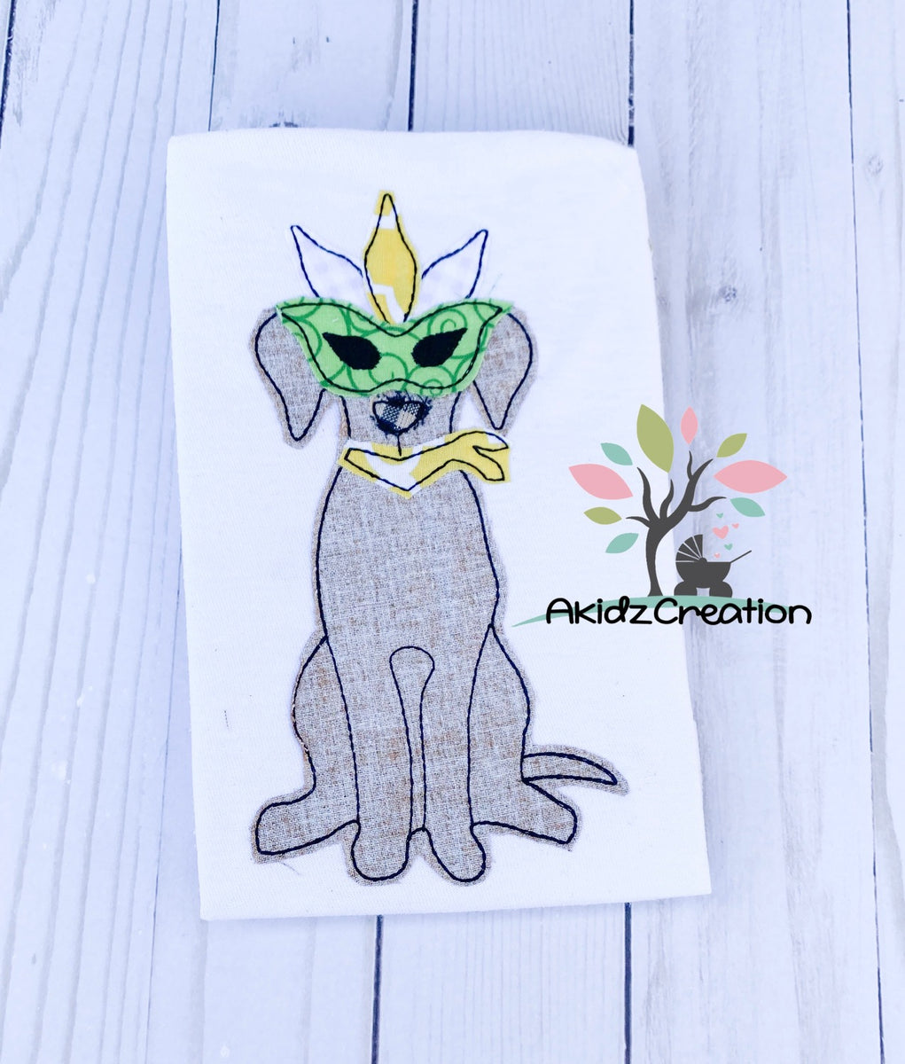 Mardi gras lab 2019 – AKC Embroidery and Digital Designs