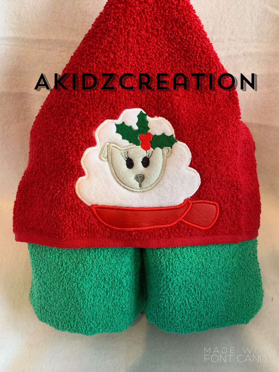 Sheep in Scarf Peeker – AKC Embroidery and Digital Designs